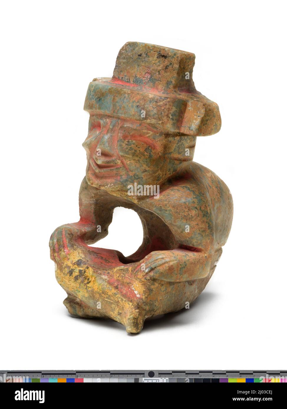 Seated Figurine of an Old God. Mexico, Basin of Mexico, Teotihuacan ...