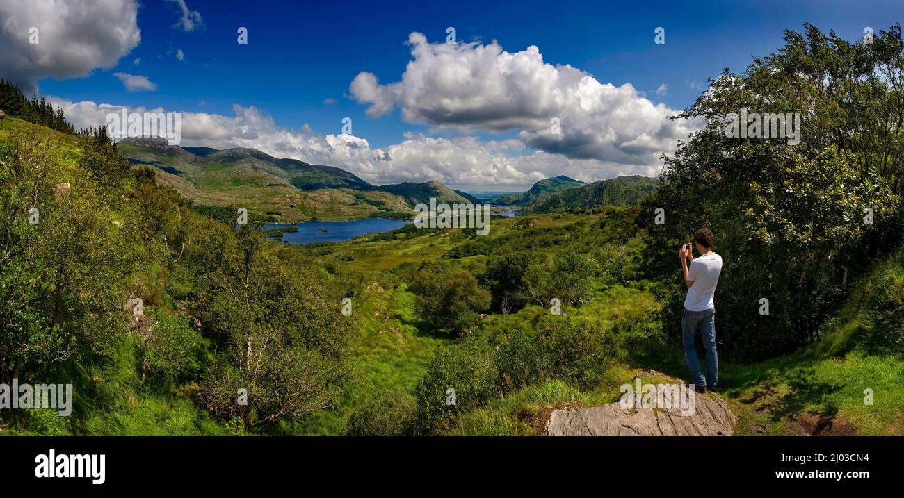 Ladies View, Killarney National Park, County Kerry, Ireland Stock Photo ...
