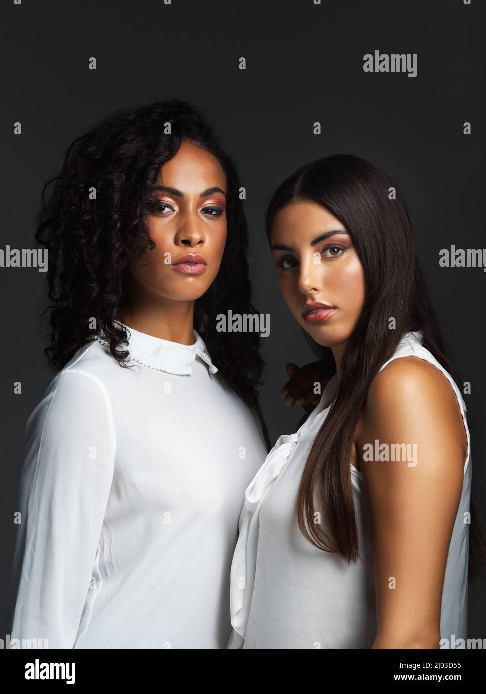 Our Beauty Is Our Confidence Portrait Of Two Attractive Young Women