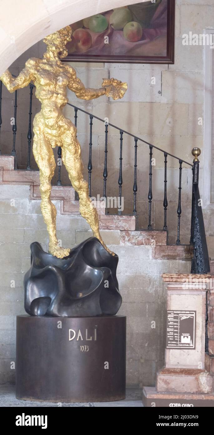 Dali sculpture in Alicante town hall Stock Photo - Alamy