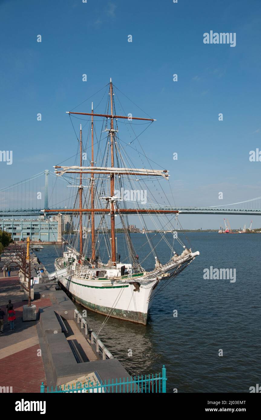 The Gazela, Penn's Landing, Philadelphia, Pennsylvania, USA. A ...