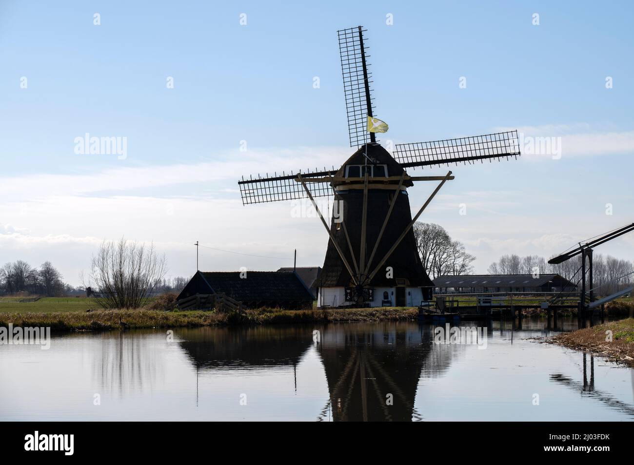 The Hoog And Groenland Mill At Loenersloot The Netherlands 15-3-2022 ...