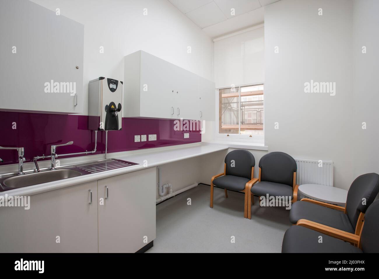 Hospital Interior staff room Stock Photo - Alamy