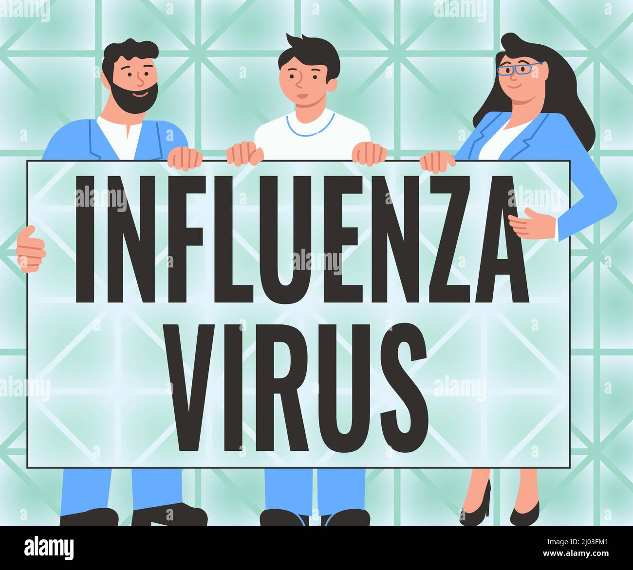 Hand writing sign Influenza Virus. Business overview an infectious ...