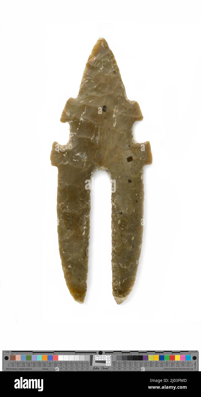 Eccentric Flint. Belize, Guatemala, Honduras, or Mexico, Maya, 600–900 ...