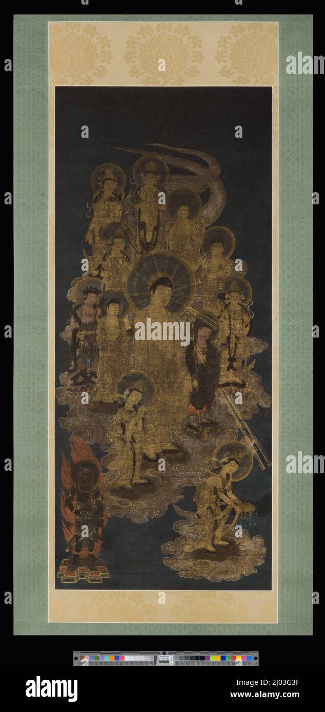 Thirteen Buddhas Welcoming the Dying Believer to the Western Pure Land ...