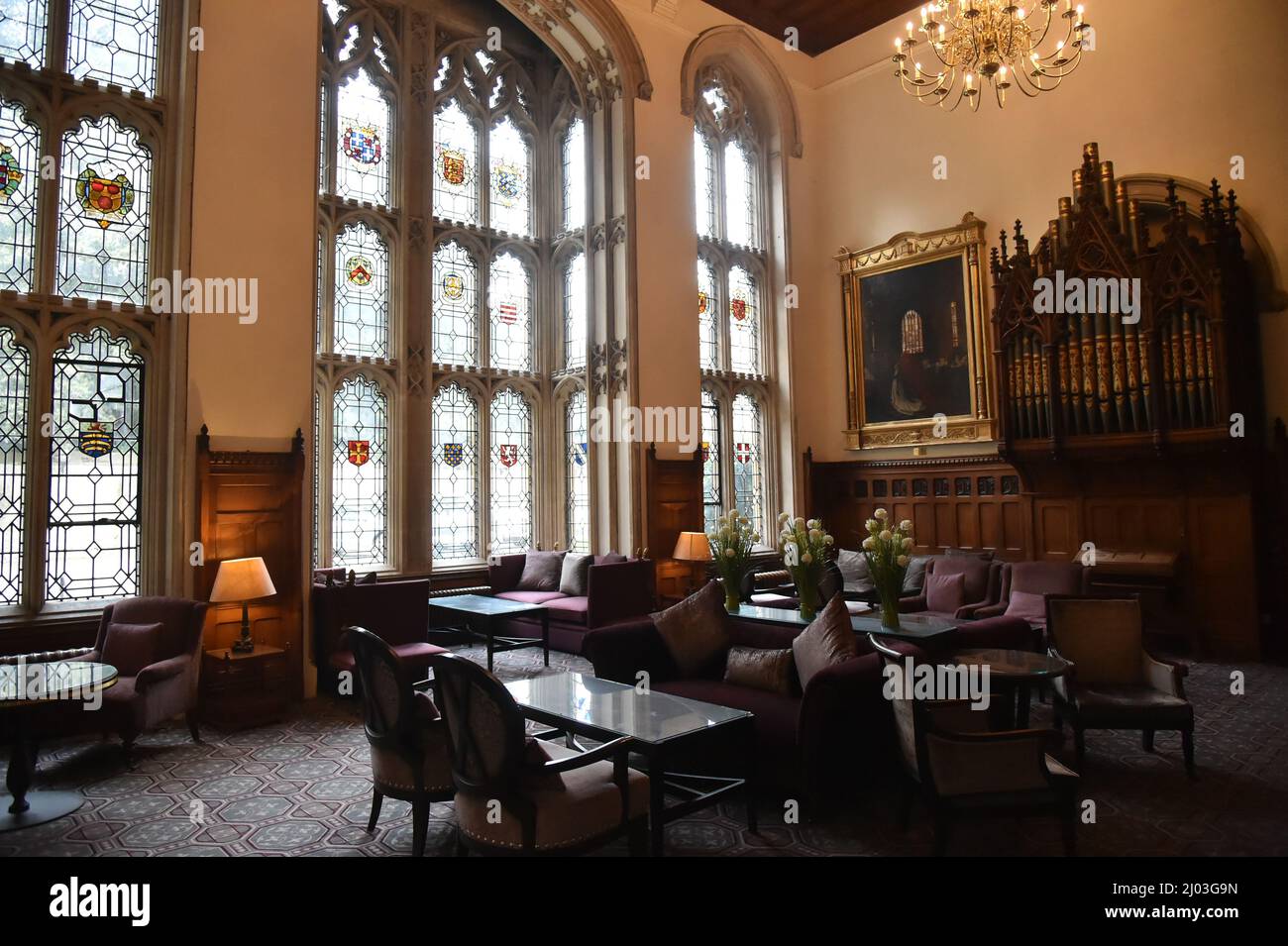 Neo Gothic Victorian Interior Stock Photo - Alamy