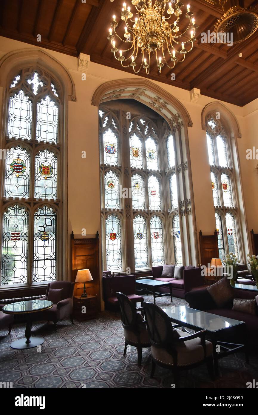 Neo Gothic Victorian Interior Stock Photo - Alamy