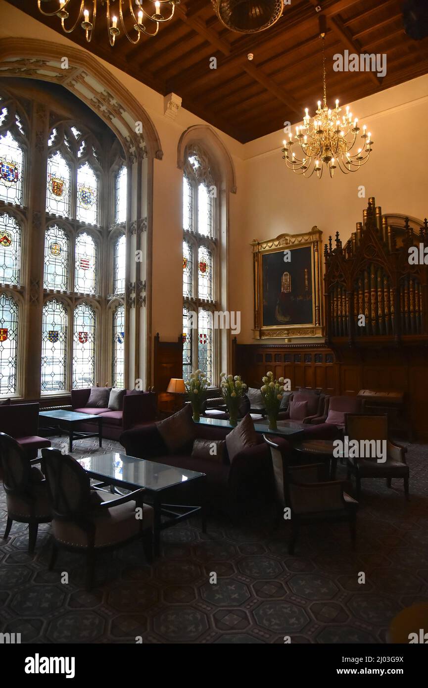 Neo Gothic Victorian Interior Stock Photo - Alamy