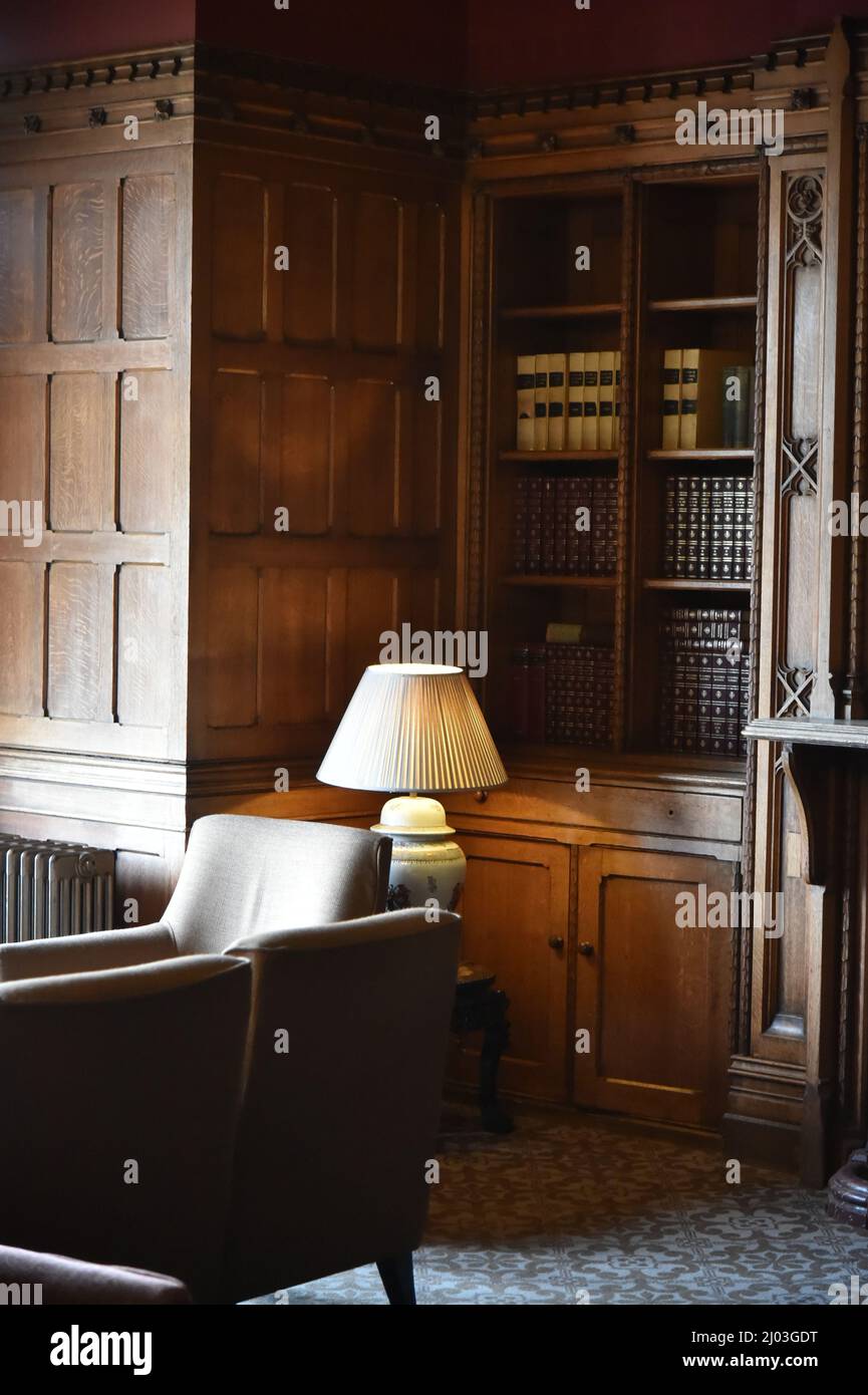 Neo Gothic Victorian Interior Stock Photo - Alamy