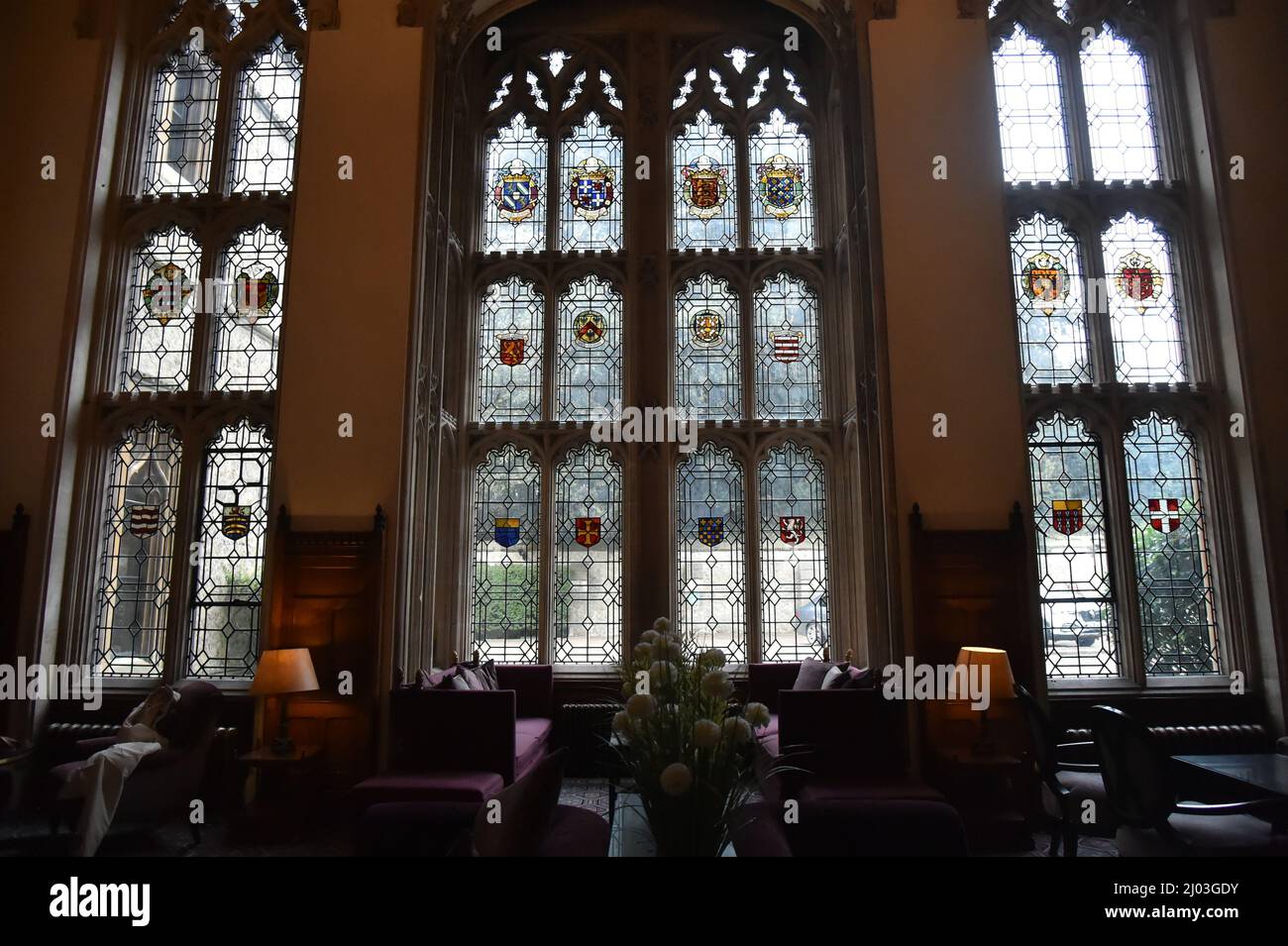 Neo Gothic Victorian Interior Stock Photo - Alamy