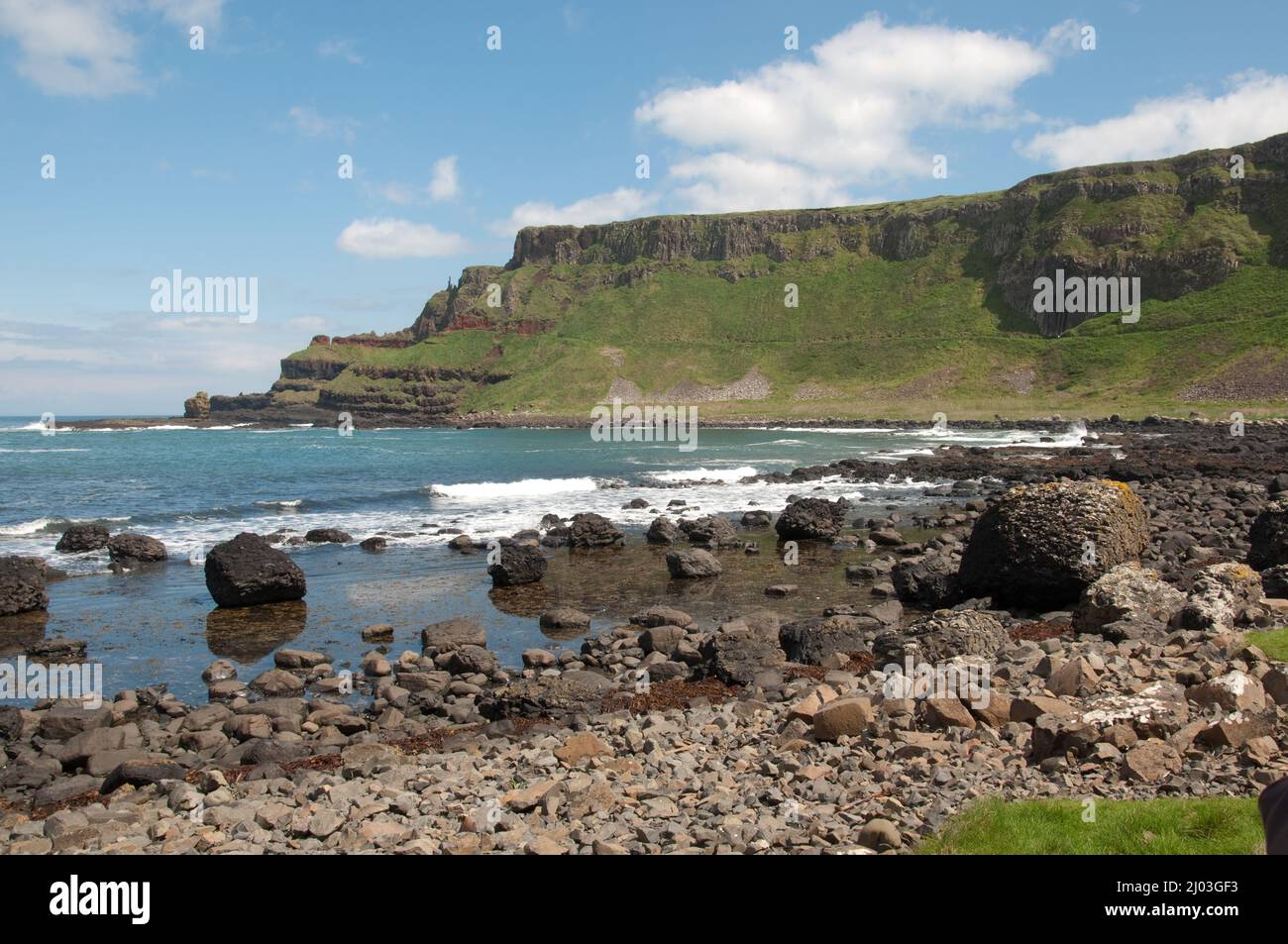 Bay, Giant's Causeway, Co Antrim, Northern Ireland, UK. The Giant's ...