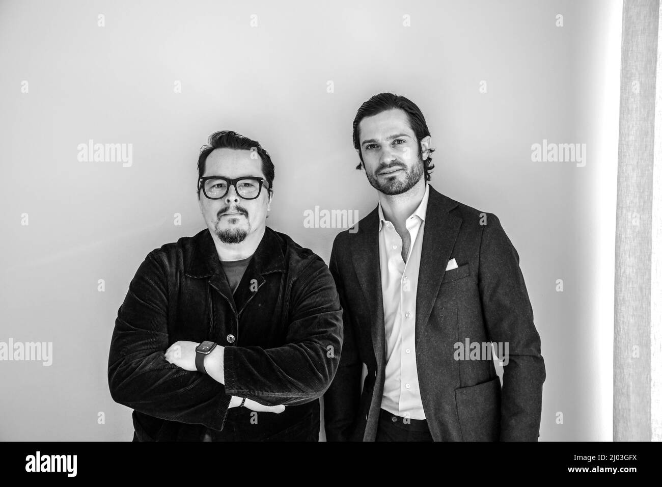 At presentation their new collection furniture Black and White Stock ...