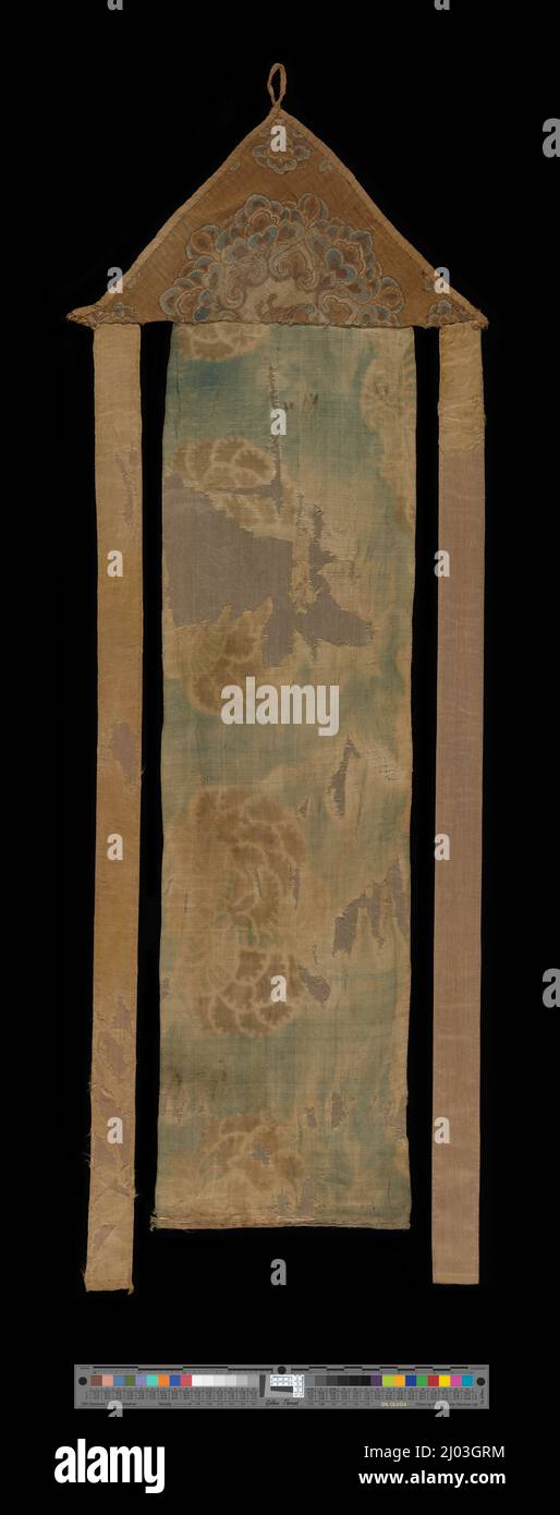 Buddhist Banner. China, Tang dynasty (618-907). Textiles; banners. Silk ...