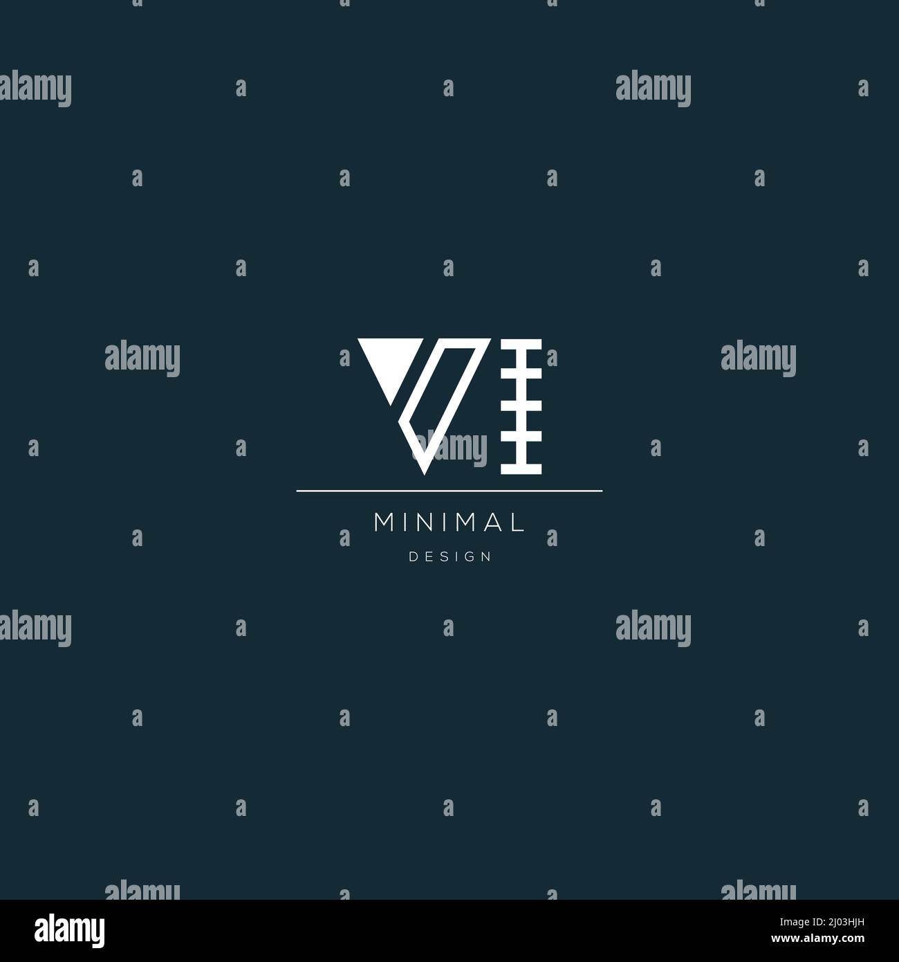 Business corporate letter VI logo design template Stock Vector Image ...