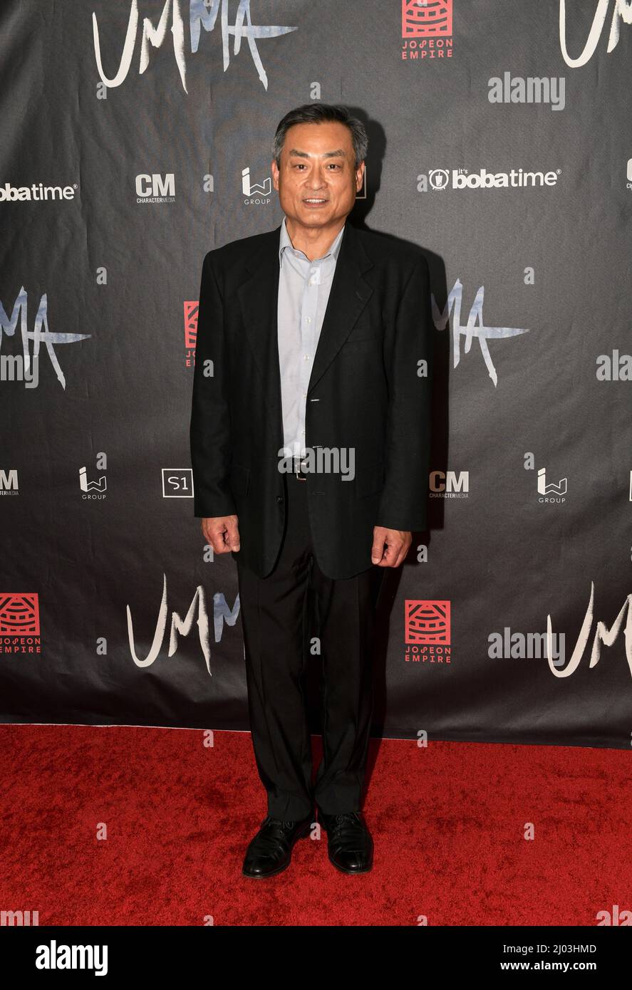 Los Angeles, CA on March 15, 2022. Tom Yi arrives at the UMMA's Special ...