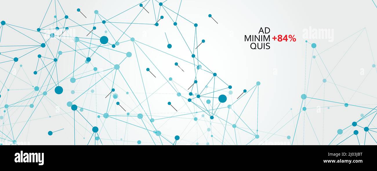 Abstract technology illustration frame. Technical network background ...