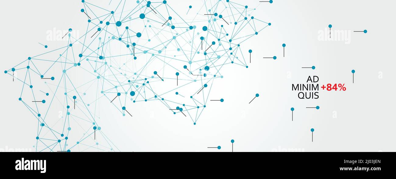 Abstract technology illustration frame. Technical network background ...