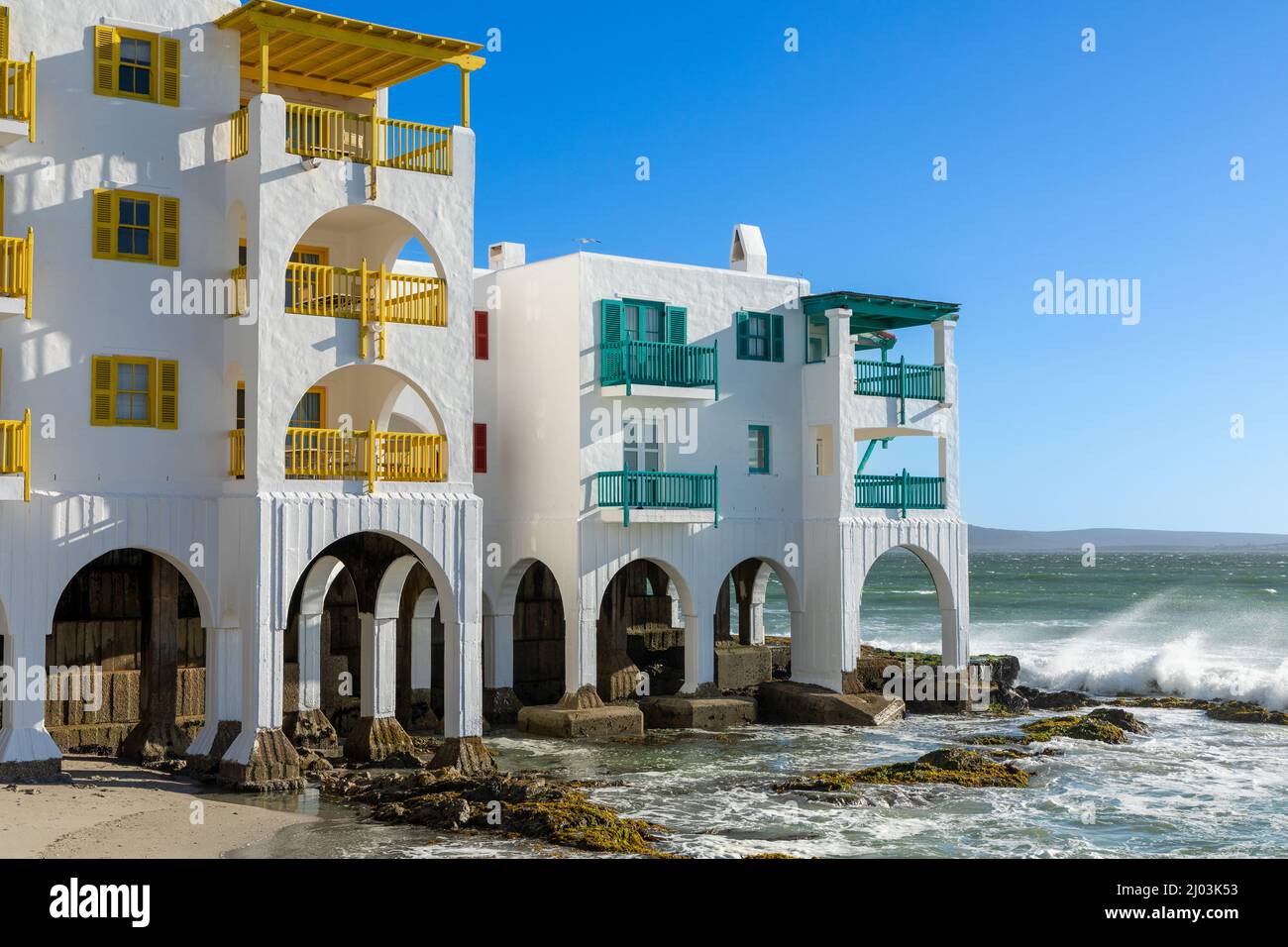 Club Mykonos on the west coast of South Africa Stock Photo - Alamy