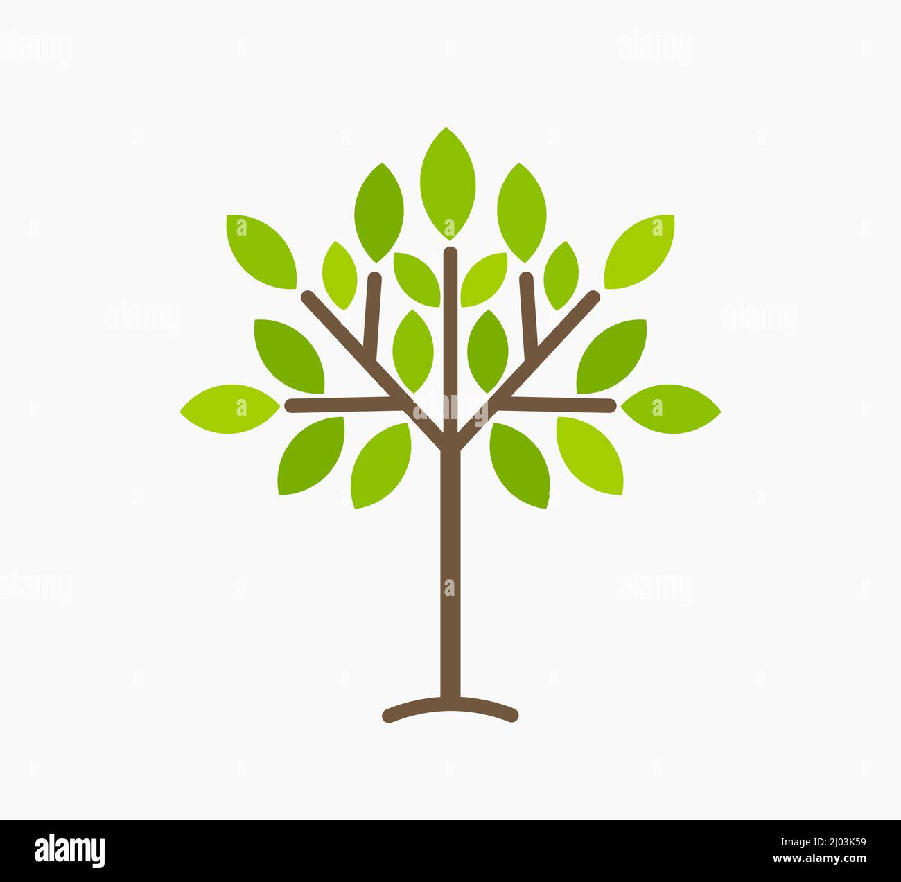 Tree icon symbol. Vector illustration Stock Vector Image & Art - Alamy