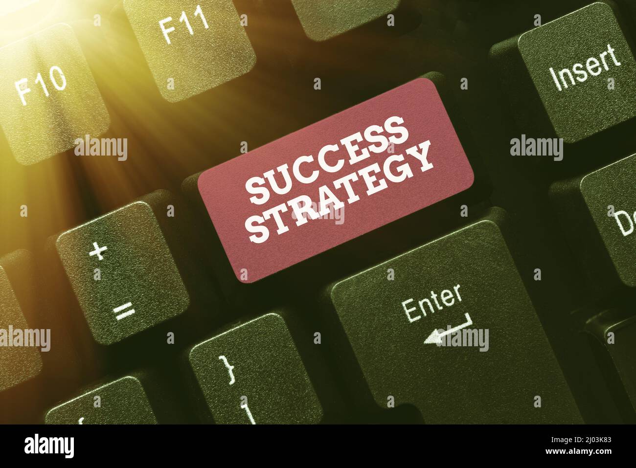 Conceptual display Success Strategy. Business concept provides guidance ...