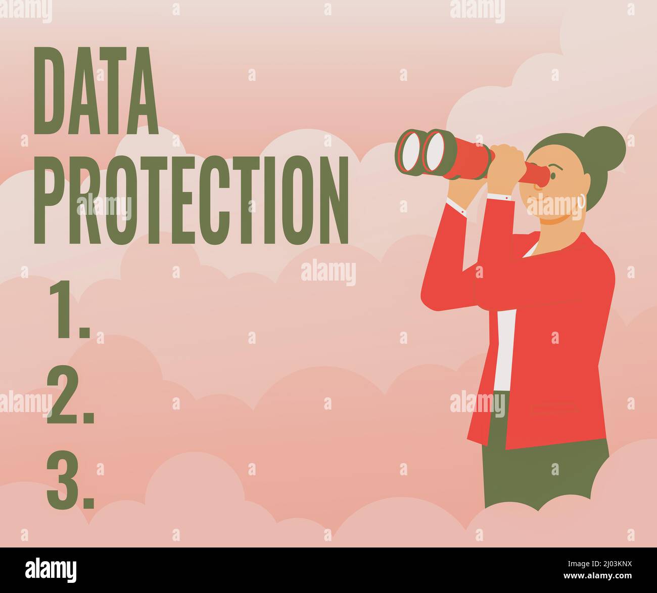 Text caption presenting Data Protection. Conceptual photo Protect IP ...