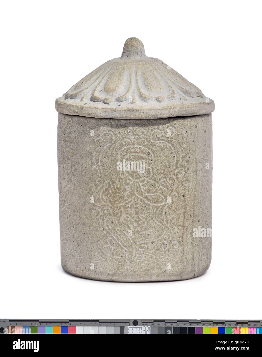 Ceramic Reliquary Case. Korea, Goryeo dynasty (918-1392), 13th-14th ...