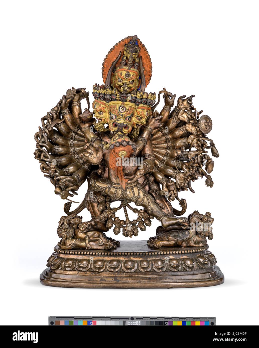 Vajrabhairava. Central Tibet, a Gelukpa Monastery, 17th century ...