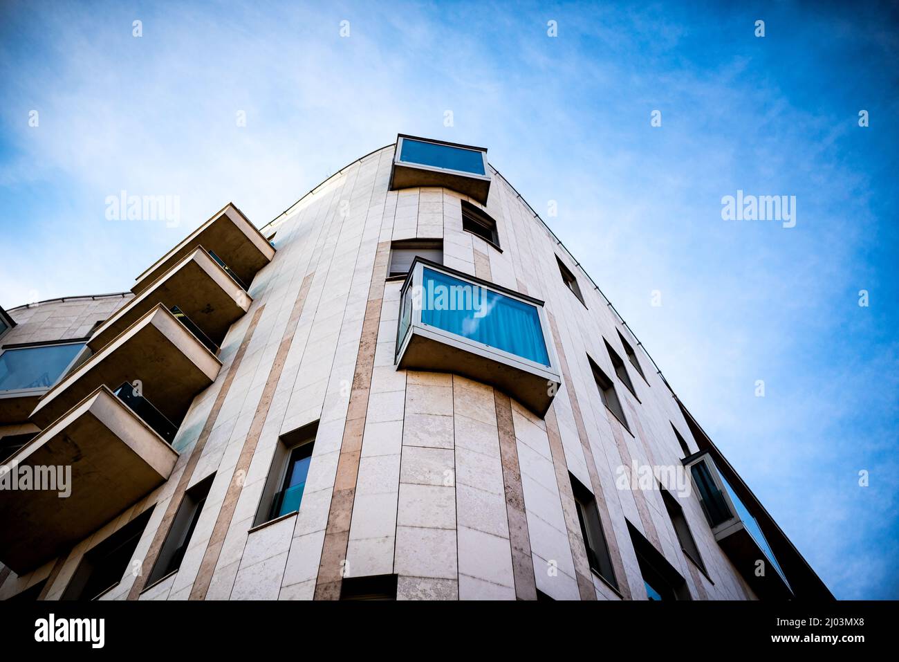 Modern building, contemporary architecture style, industry design ...