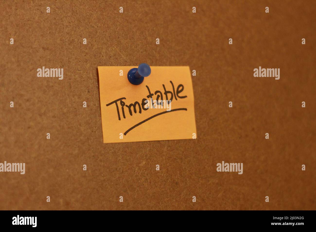 Routine and Timetable written on sticky note concept designed with ...