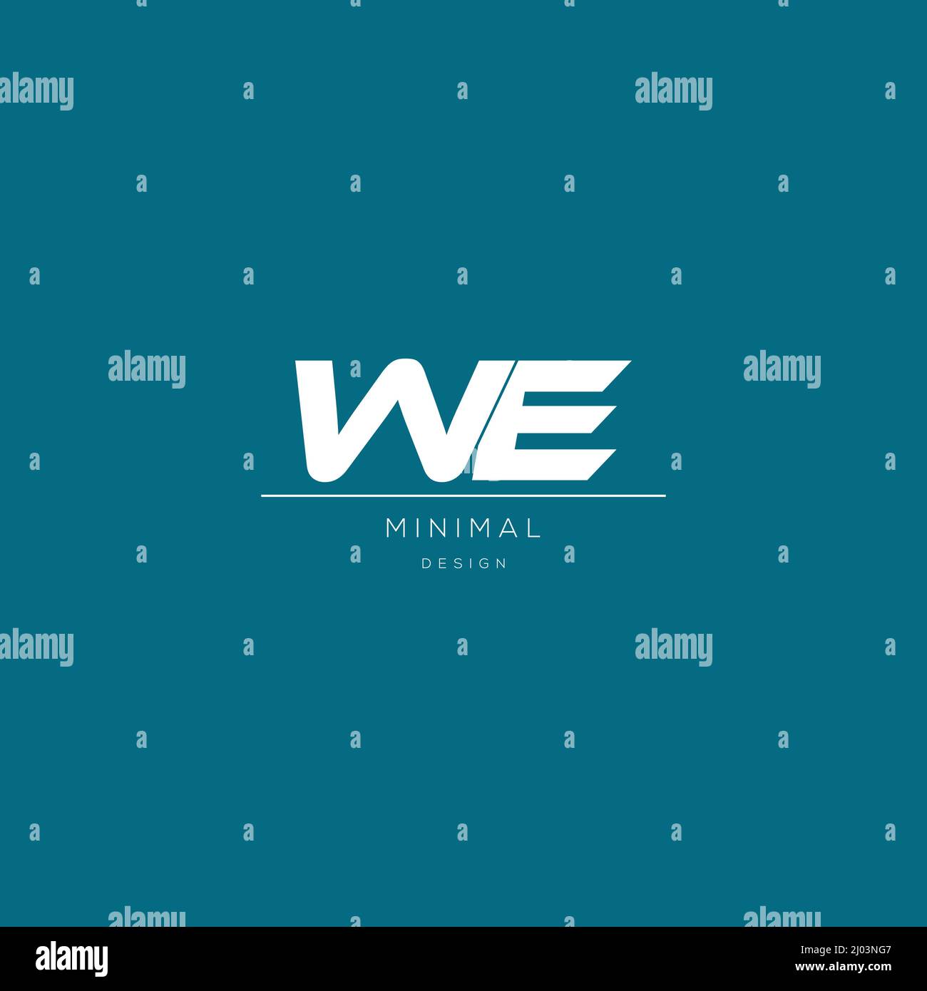 Logo and Symbol design WE concept Stock Vector Image & Art - Alamy