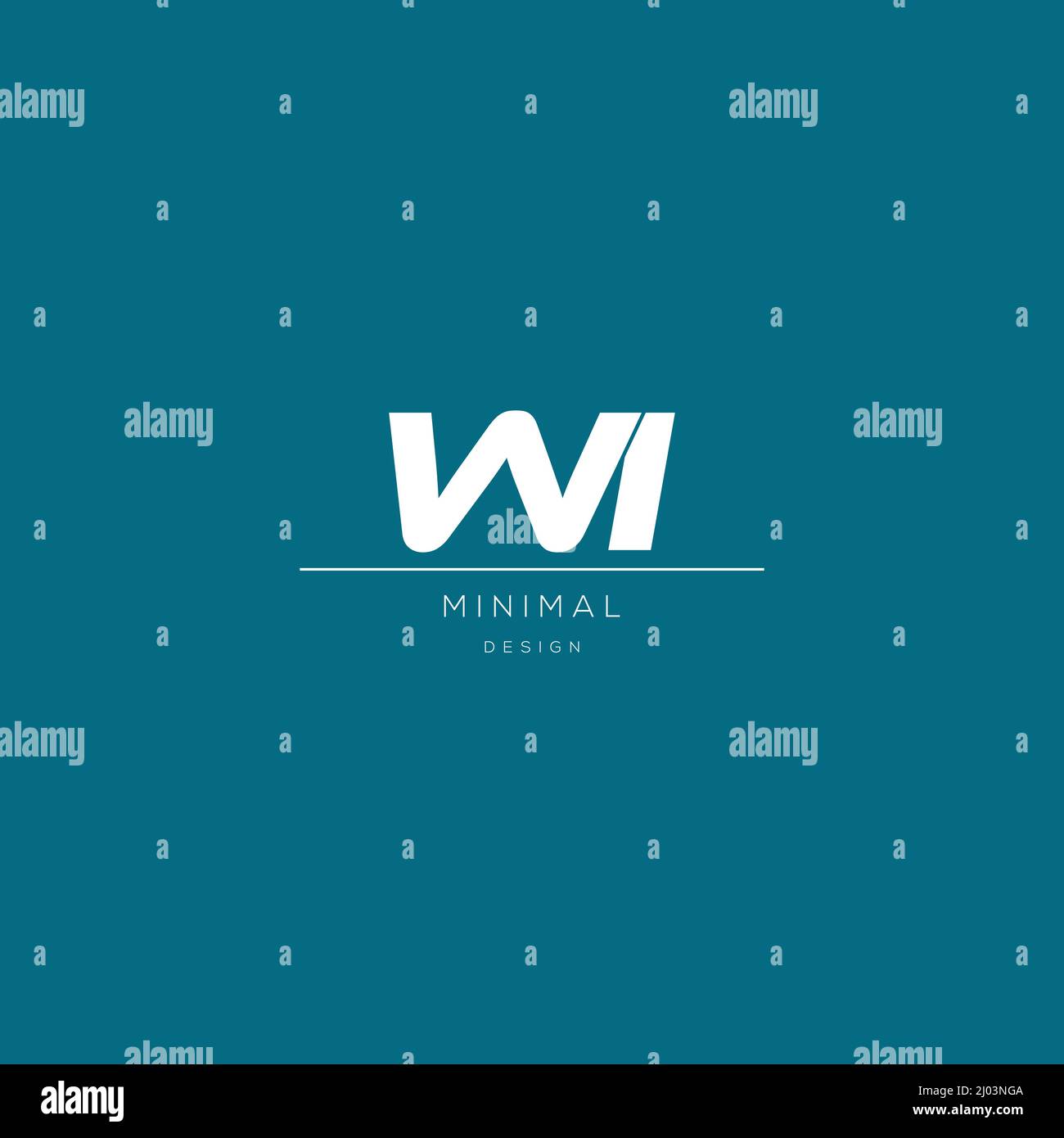 Logo and Symbol design WI concept Stock Vector Image & Art - Alamy