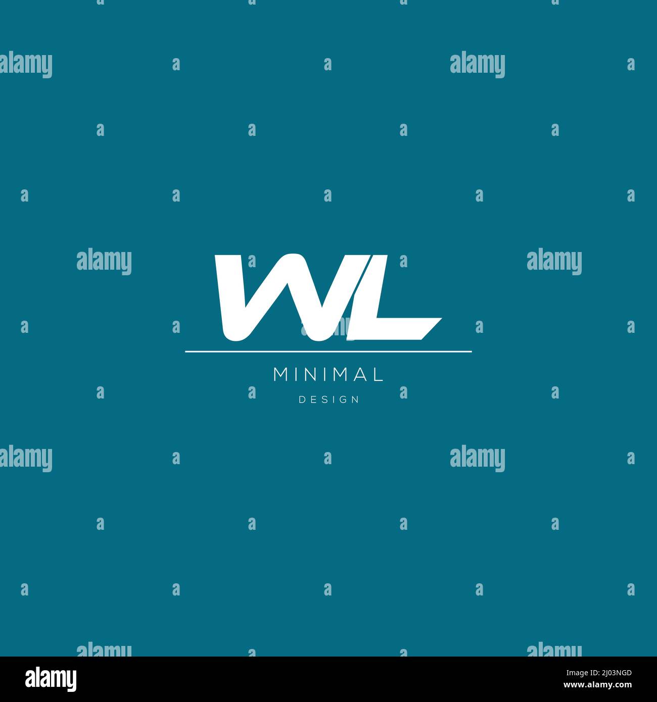 Logo and Symbol design WL concept Stock Vector Image & Art - Alamy