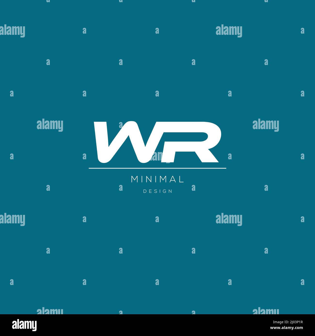 Logo and Symbol design WR concept Stock Vector Image & Art - Alamy