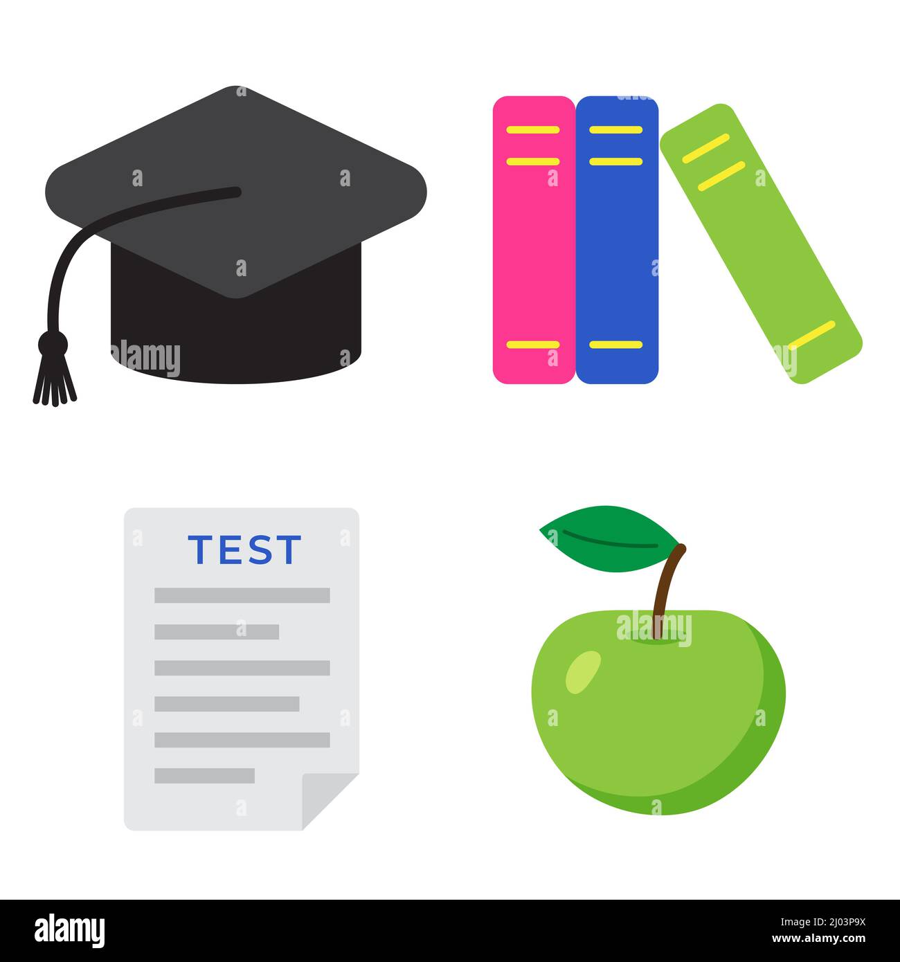 Student equipment list concept hi-res stock photography and images - Alamy