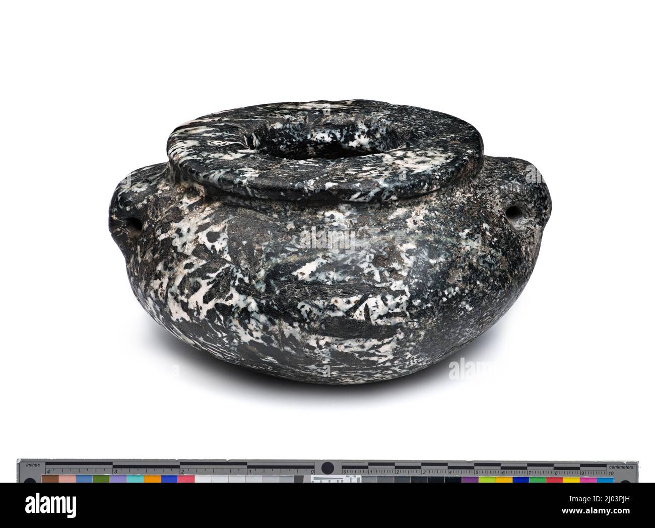 Squat Vase with Lug Handles. Egypt, Naqada III Period, 3050-2920 BCE ...