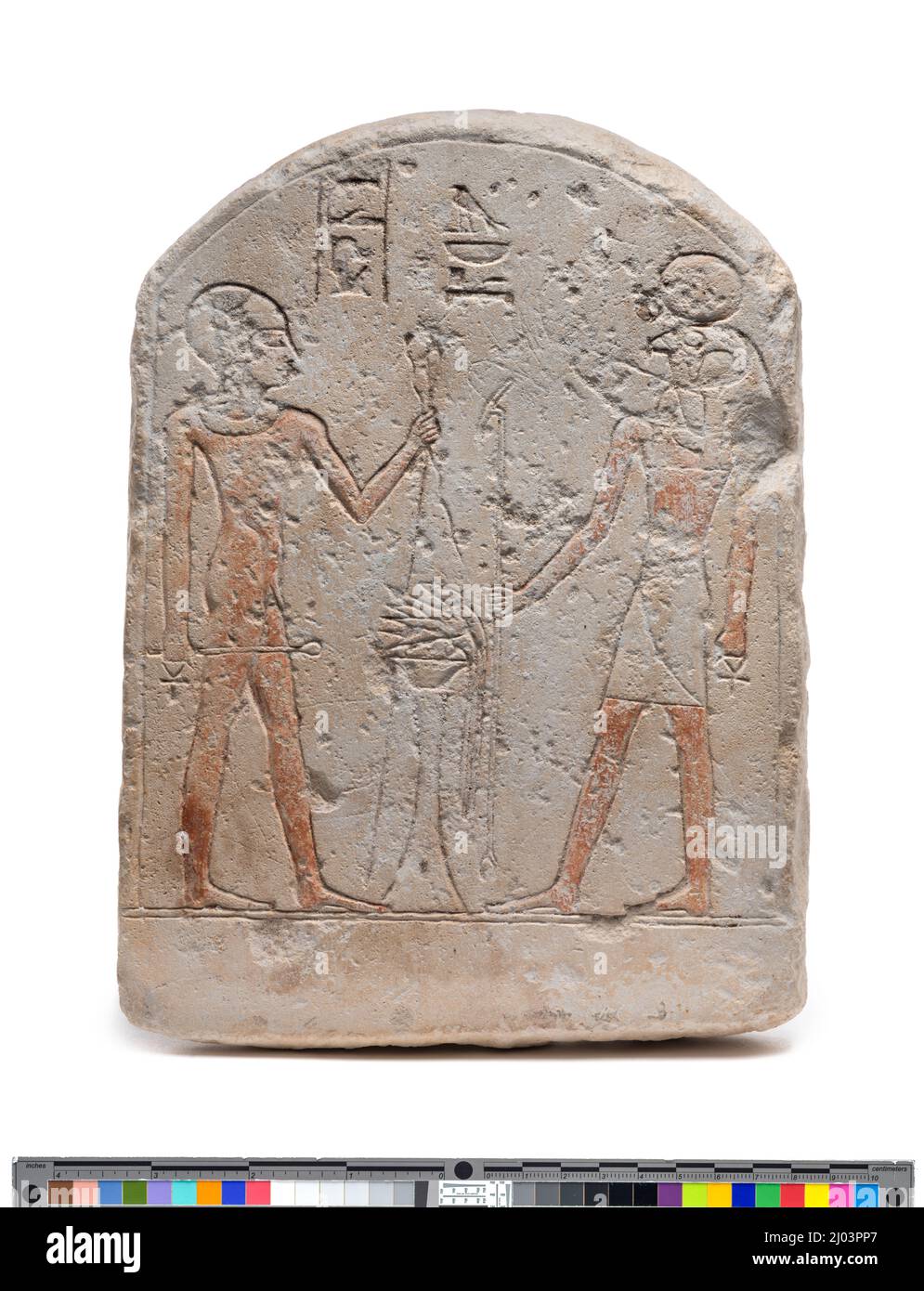 Shed Stela. Egypt, New Kingdom, 1550 - 1070 BCE. Sculpture. Limestone ...