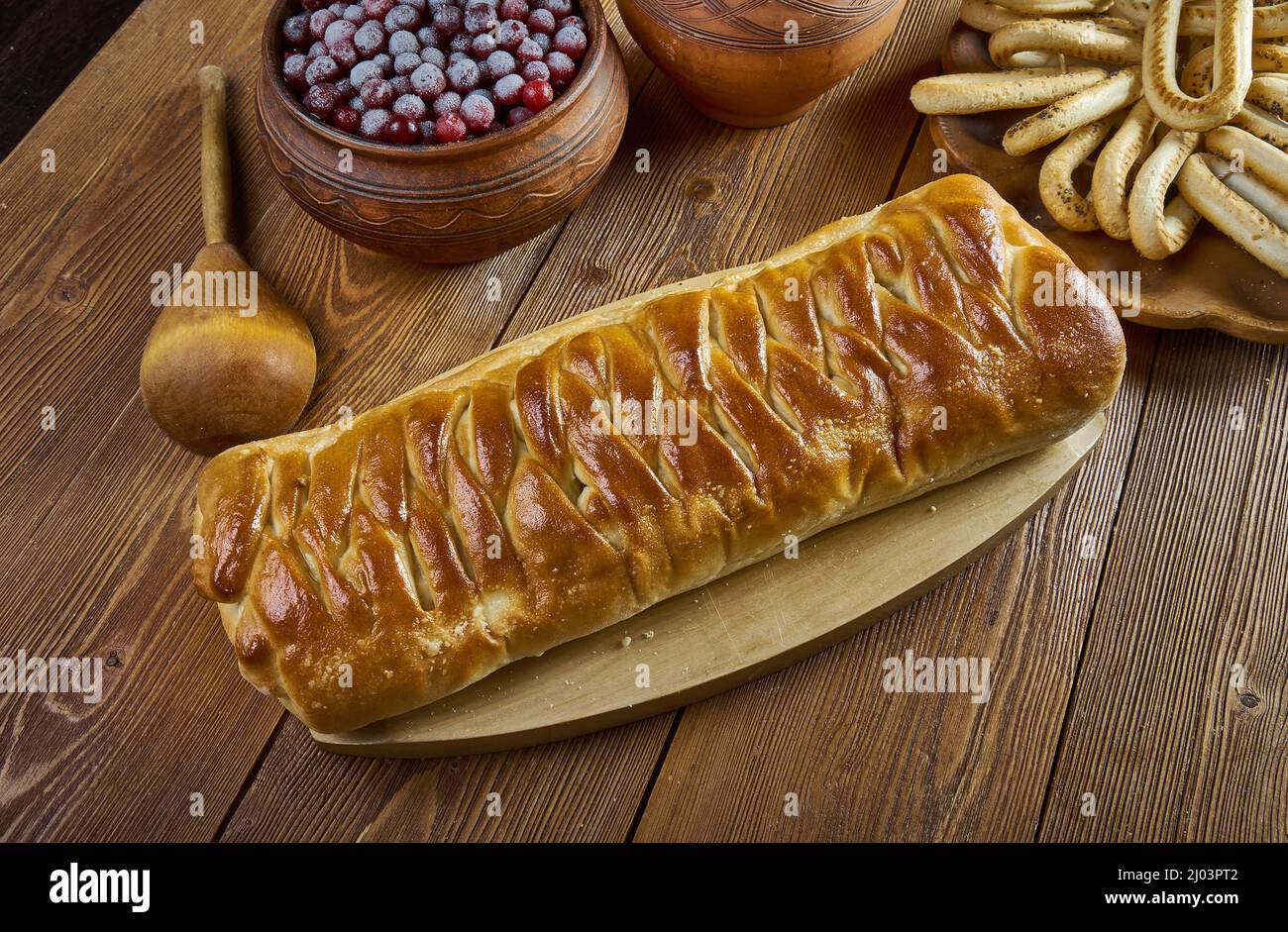 Pizzagaina - Easter Meat Pie in Campania Stock Photo - Alamy