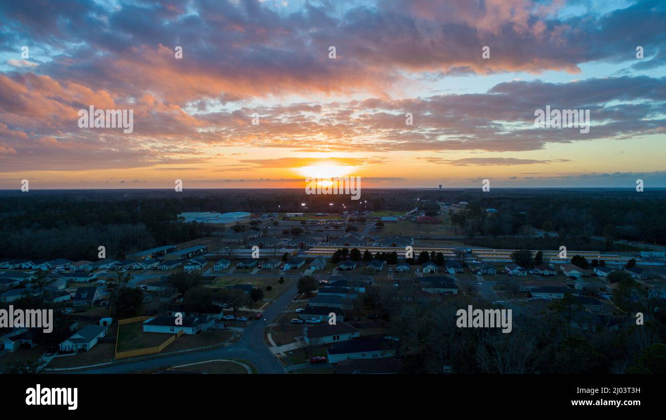 West Mobile, Alabama sunset Stock Photo - Alamy