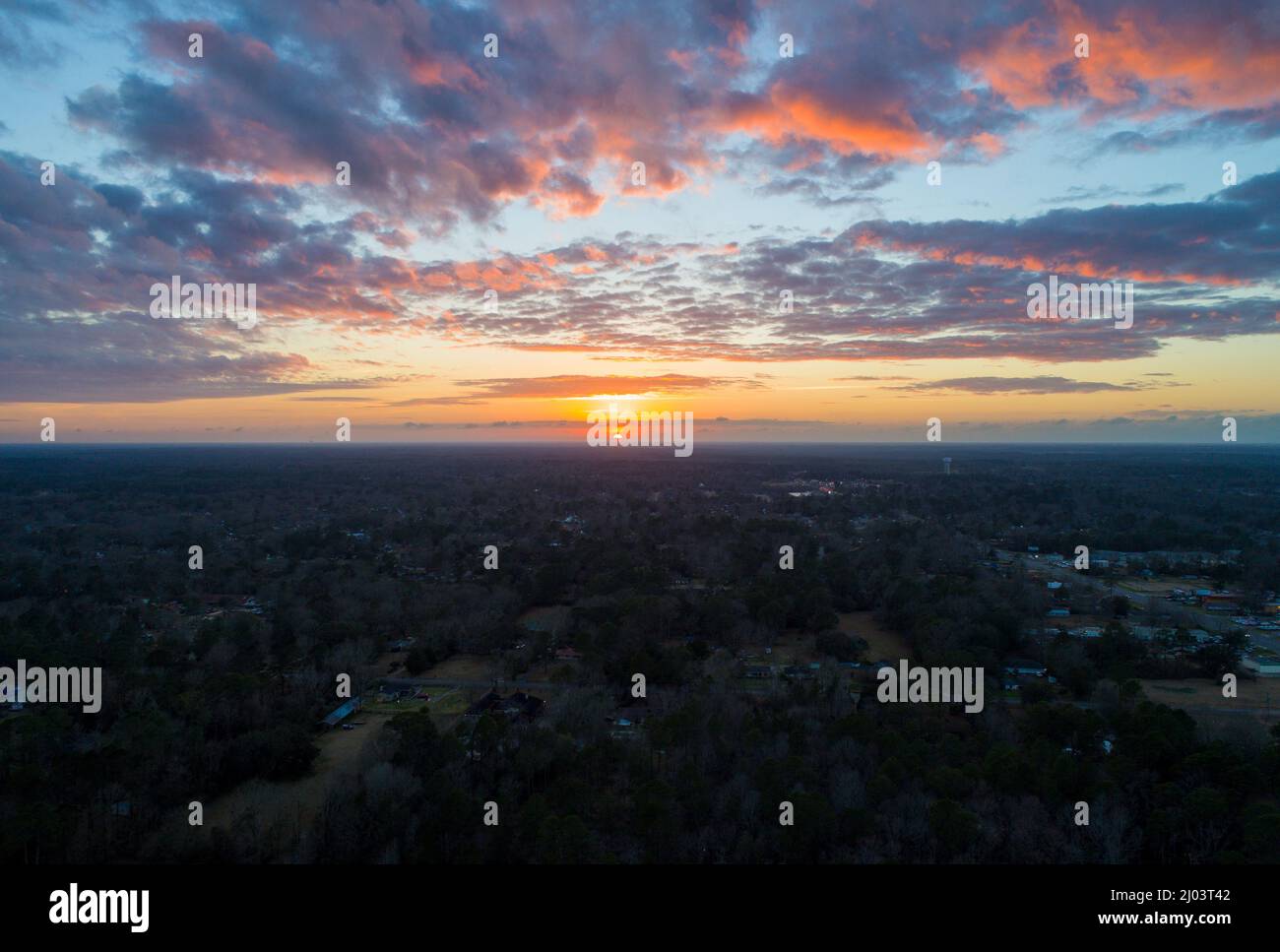 West Mobile, Alabama sunset Stock Photo - Alamy