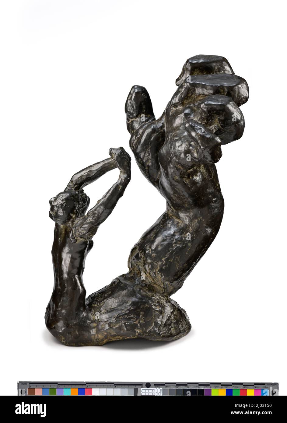Large Clenched Hand with Figure. Auguste Rodin (France, Paris, 1840 ...