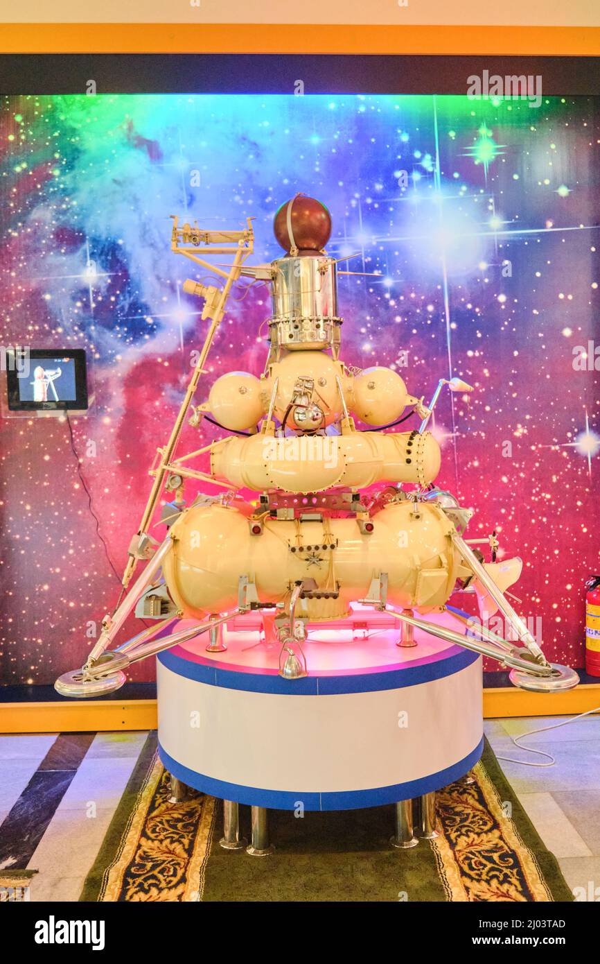 An old Russian, Soviet, communist space, satellite, moon, planet lunar ...