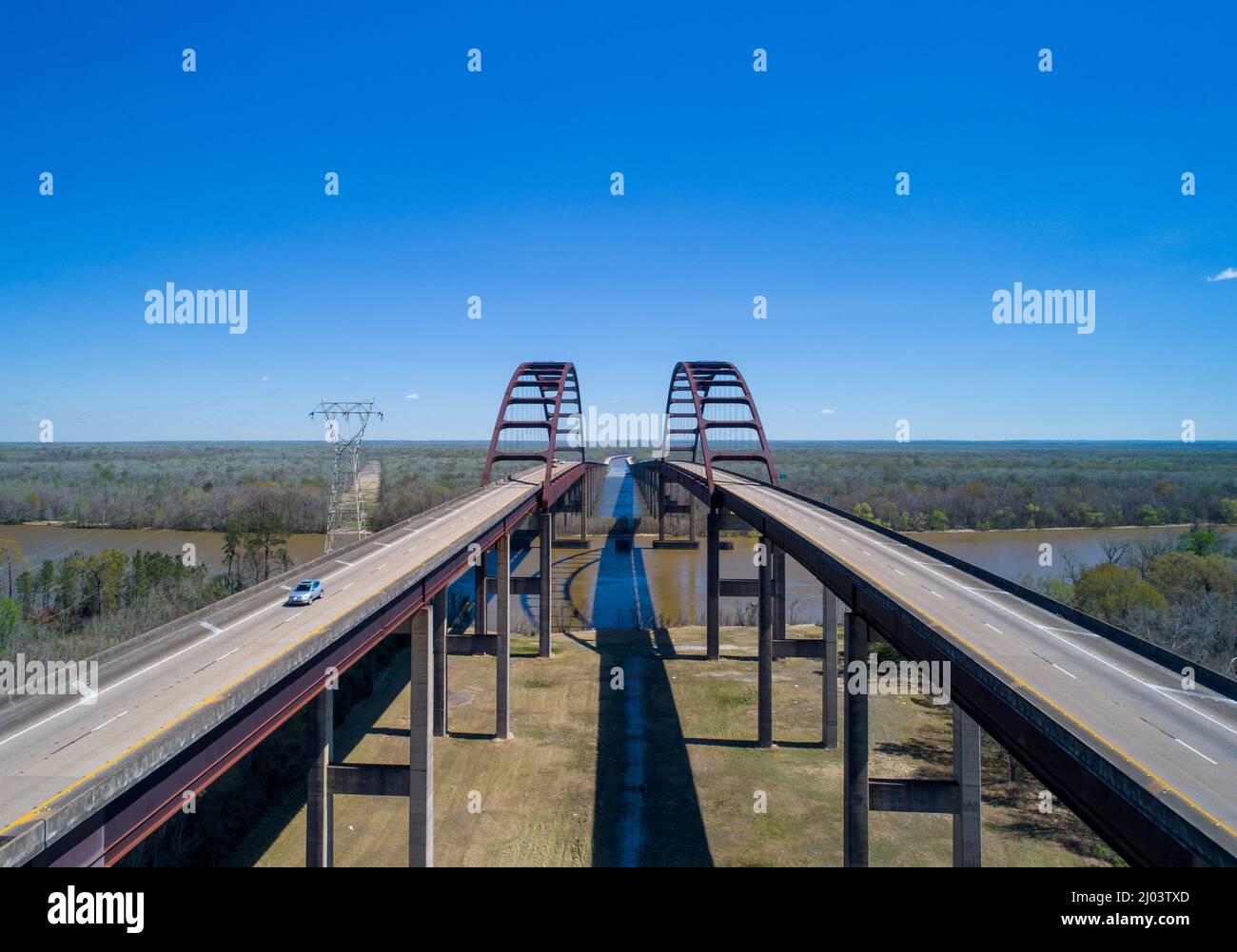 General W.K. Wilson Jr. Bridge aka The Dolly Parton Bridge Stock Photo ...
