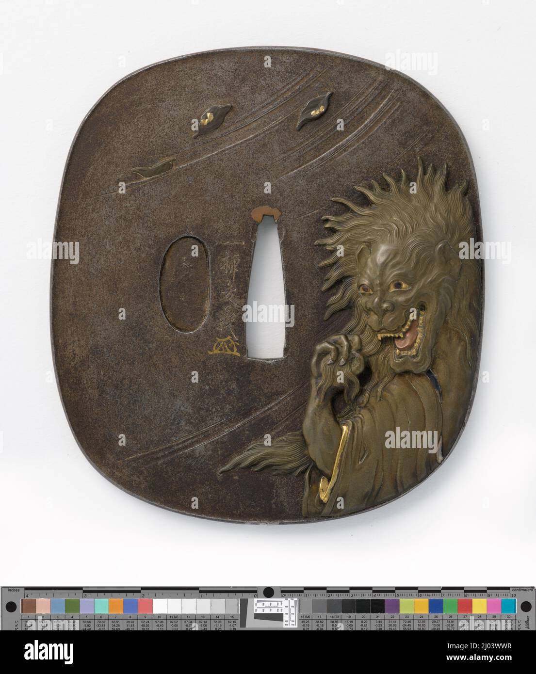 Tsuba with Demon Design. Japan, Edo period, 1615-1868. Arms and Armor ...