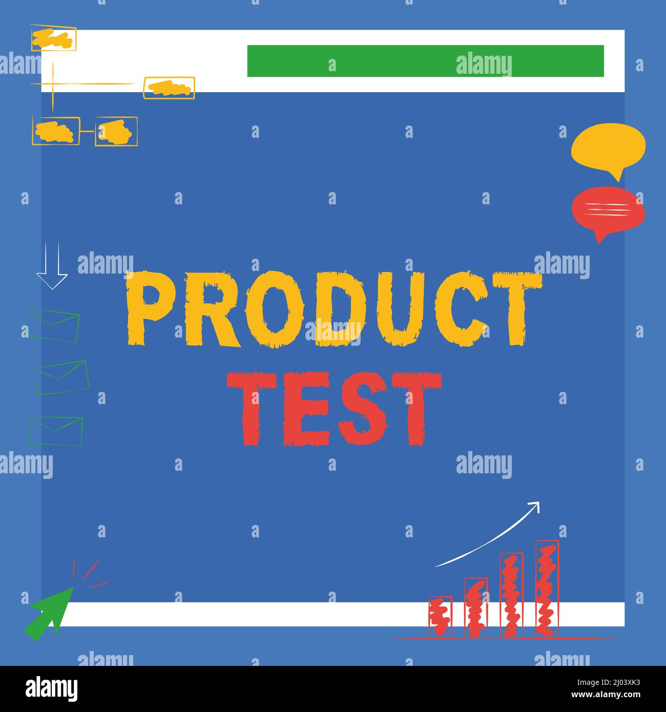 Sign displaying Product Test. Word for process of measuring the ...