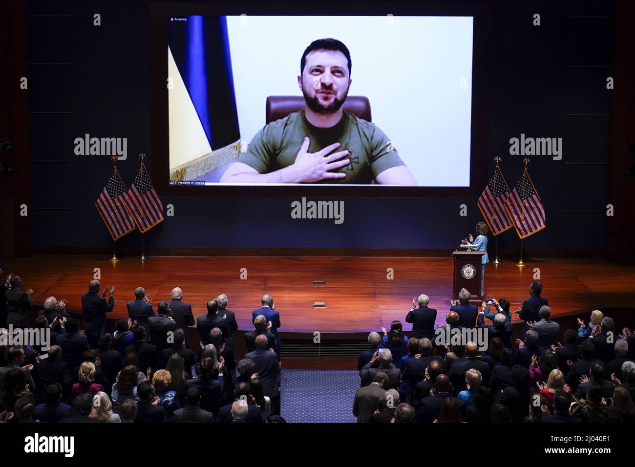 Washington, United States. 16th Mar, 2022. Ukrainian President ...