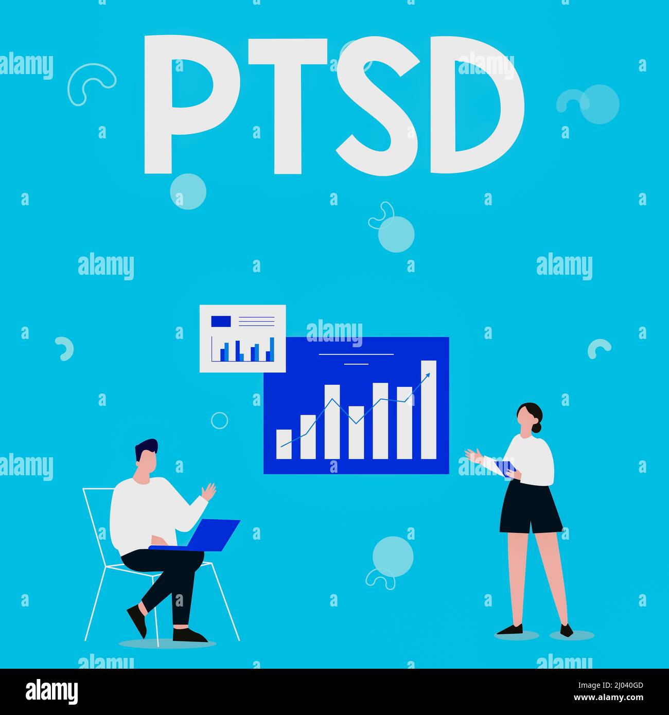 Hand writing sign Ptsd. Internet Concept Post Traumatic Stress Disorder ...