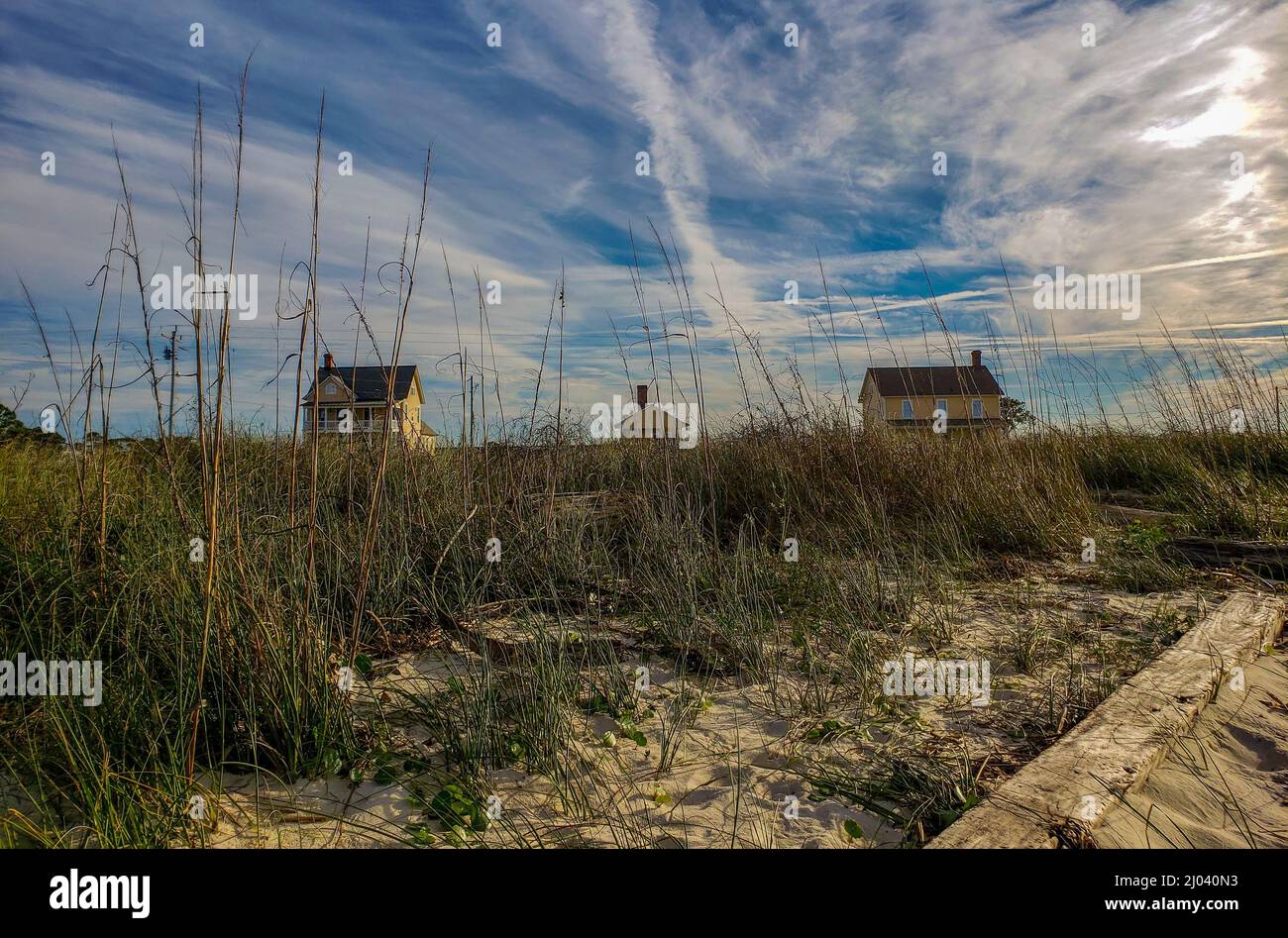 Fort Morgan Beach Stock Photo - Alamy