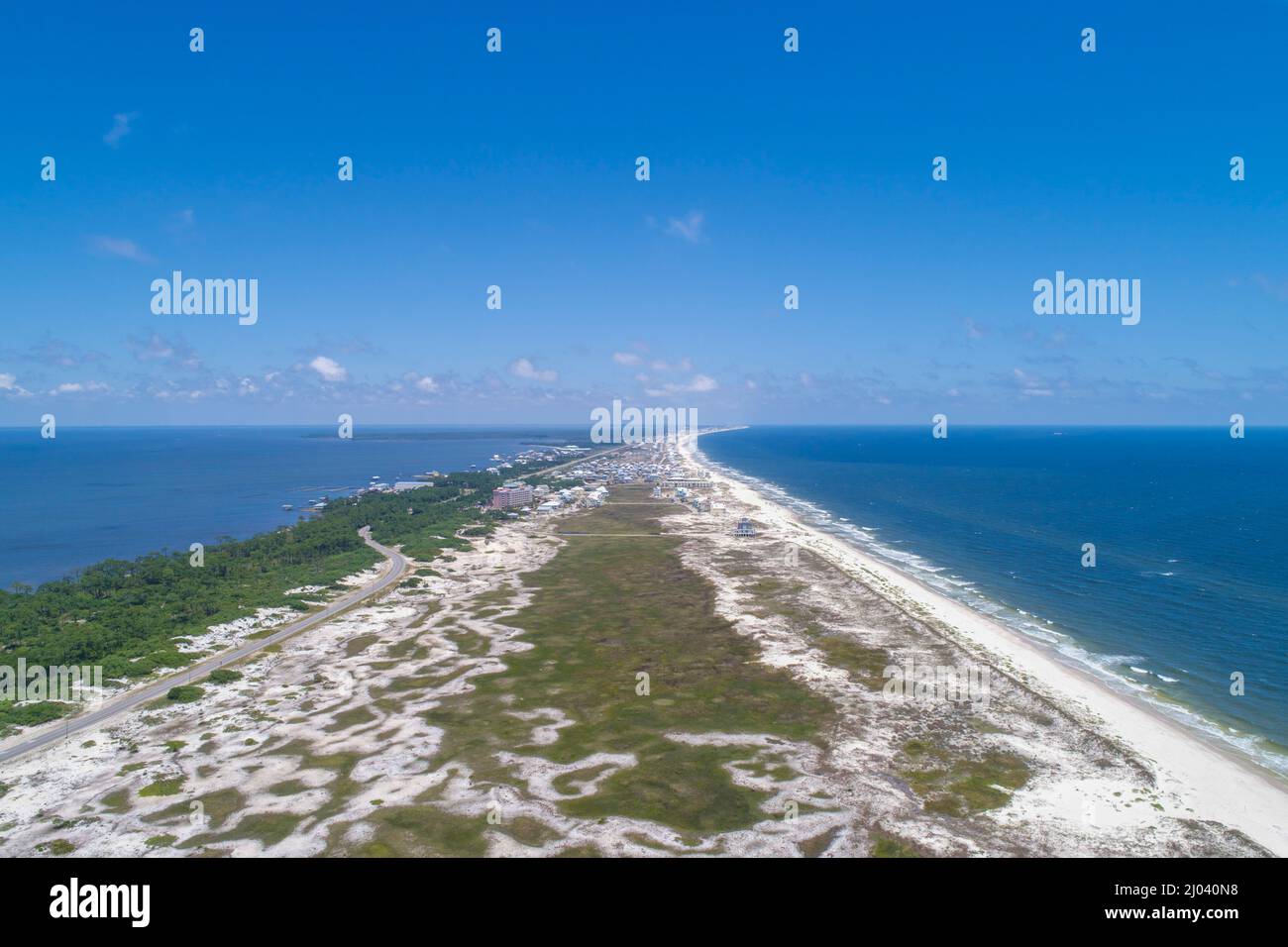 Fort Morgan Beach Stock Photo - Alamy