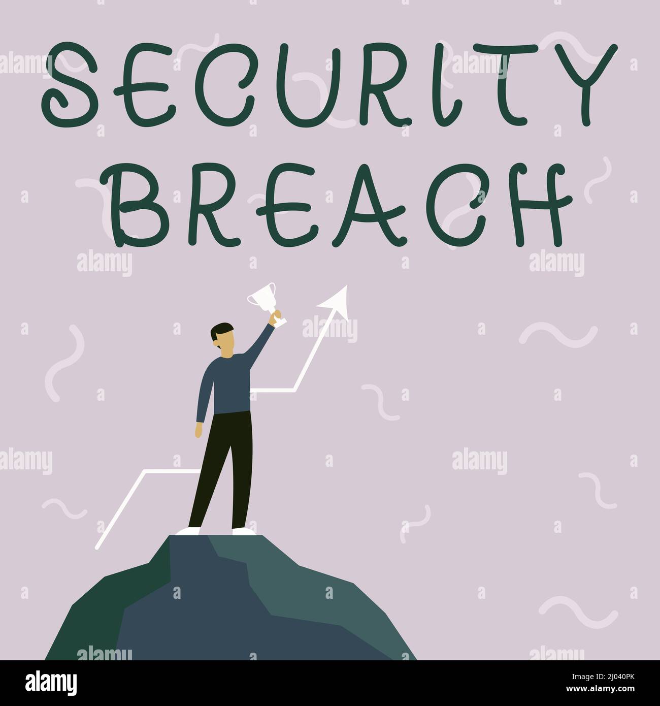 Inspiration showing sign Security Breach. Word Written on incident that ...